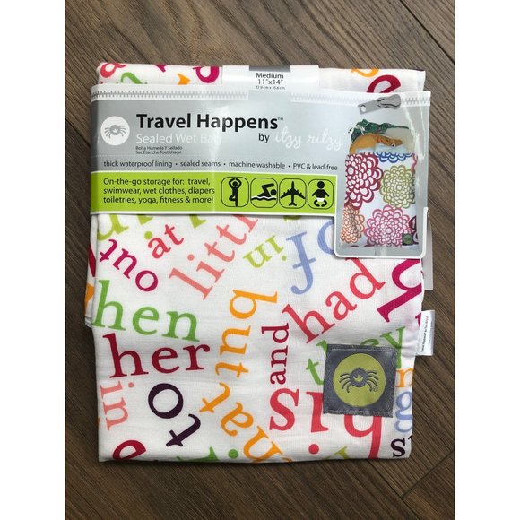 Itzy Ritzy | Other | Itzy Ritzy Travel Happens Sealed Wet Bag 1 X 14 ...